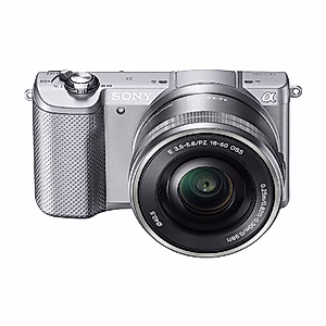 Sony Alpha a5000 Mirrorless Digital Camera with 16-50mm OSS Lens (Silver)