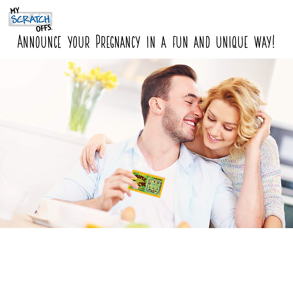 My Scratch Offs 5 Cards Adult Scratch Off Lotto Fake Triple Your Luck Lottery Tickets for Pregnancy Announcement