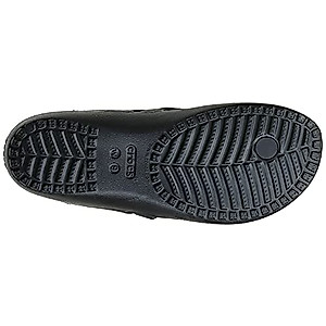 Crocs womens Kadee Ii Flip Flop, Black, 10 US