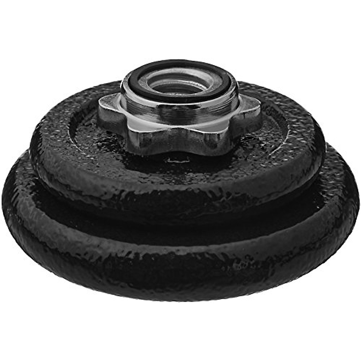Amazon Basics Adjustable Dumbbell Weight Set with Case, 38 pounds, Black