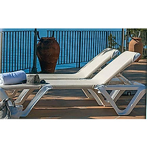 Sling and Cord Replacement for Grosfillex - Marina, Nautical and Catalina Chase Loungers-Khaki
