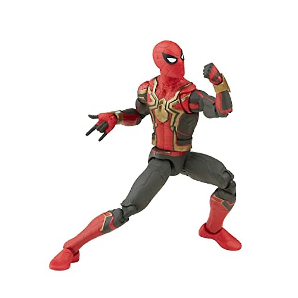 Spider-Man Marvel Legends Series Integrated Suit 6-inch Collectible Action Figure Toy, 2 Accessories