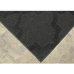 Garland Rug Quatro 6 ft. x 9 ft. Area Rug Cinder Gray