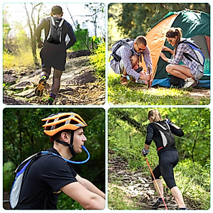 Hydration Backpack with 2L Hydration Bladder Water Backpack for Hiking Hydration Pack for Running Cycling Hiking Festival Gear.