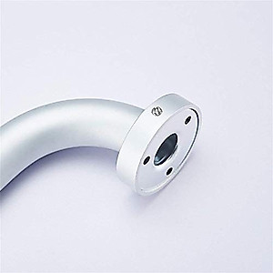 CRODY Bath Wall Attachment Handrails Grab Bar Rails Shower Grab Bar Type Safety Anti-Slip Armrest - Space Aluminum Safety Bracket Towel Rack - Suitable for People with Reduced Mobility, Unstable Peopl