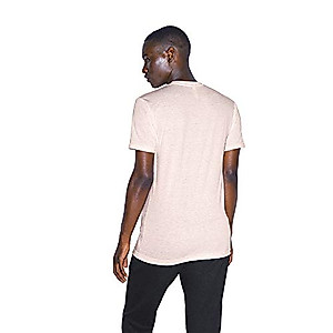 American Apparel Men's Tri-Blend Crewneck Short Sleeve Track T-Shirt, 2-Pack, tri-Oatmeal, Small