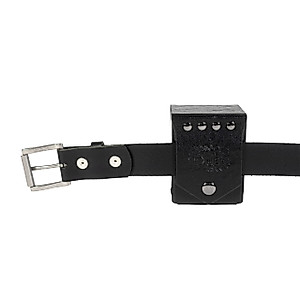 Yu'Gi Deck Box Replica, 80 Size, Hard Shell, Faux Leather, Belt Loop, Compatible with Yu-Gi-Oh!, Magic: The Gathering, Pokemon TCG, Cardfight!! Vanguard