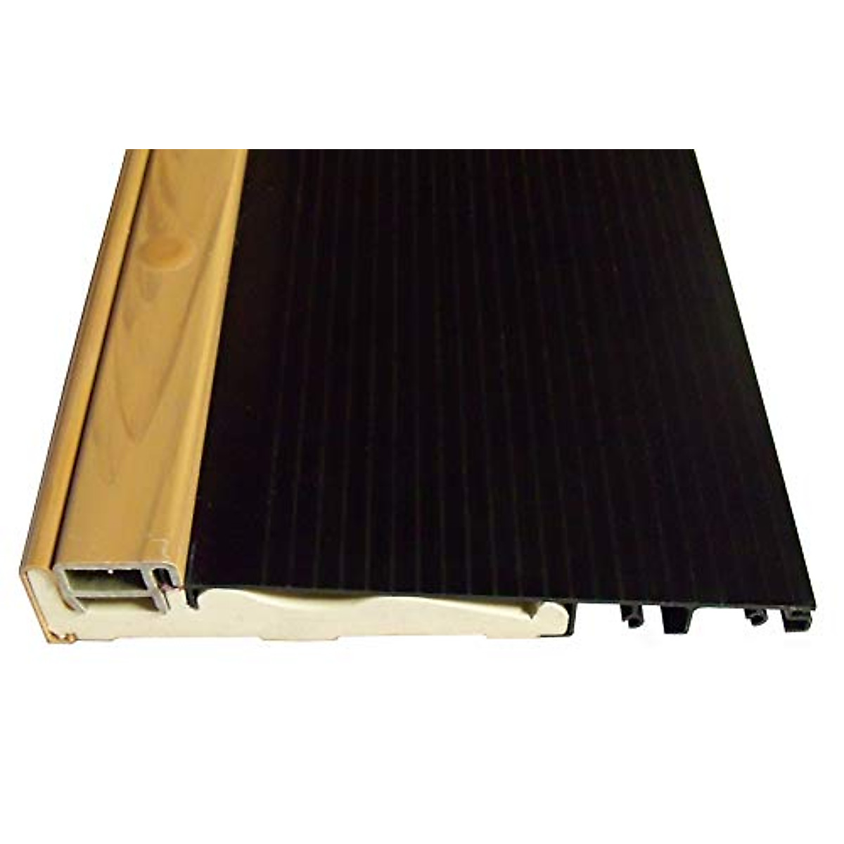 Exterior Inswing Threshold 7 13/16 inch with Composite Cap and Composite Bottom- Dark Bronze (72 inches Length -Uncut)