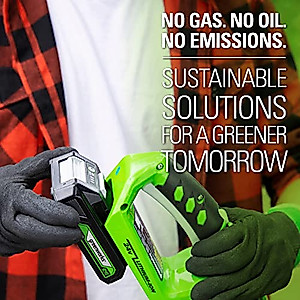 Greenworks 24V 22" Cordless Hedge Trimmer, 2.0Ah Battery and Charger Included