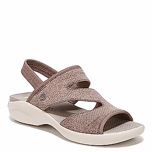 BZees Womens Cleo Strappy Sandal, Latte Camo, 9.5 US