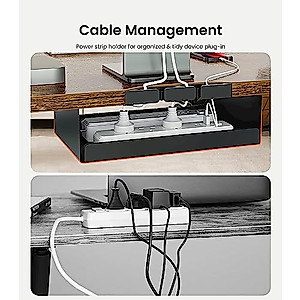 ErGear Adjustable Height Electric Standing Desk with Storage Bag Single Monitor Mount for 13 to 35 inches Ultrawide Screens