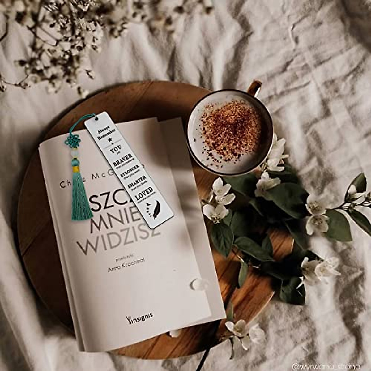 Warehouse No.9 Inspirational Quote Metal Bookmark with Tassel for Boys Girls Friends Daughter Son Students Teens Book Lover Graduation Christmas Birthday Going Away Bookmark Gifts