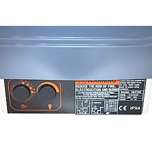 TURKU TU90WD-OD - Residential 9KW Wet & Dry 240V Sauna Stove External CON5 Digital Controller