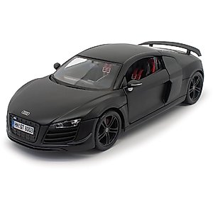 Maisto Audi R8 GT Matte Black 1:18 Scale Car Special Edition