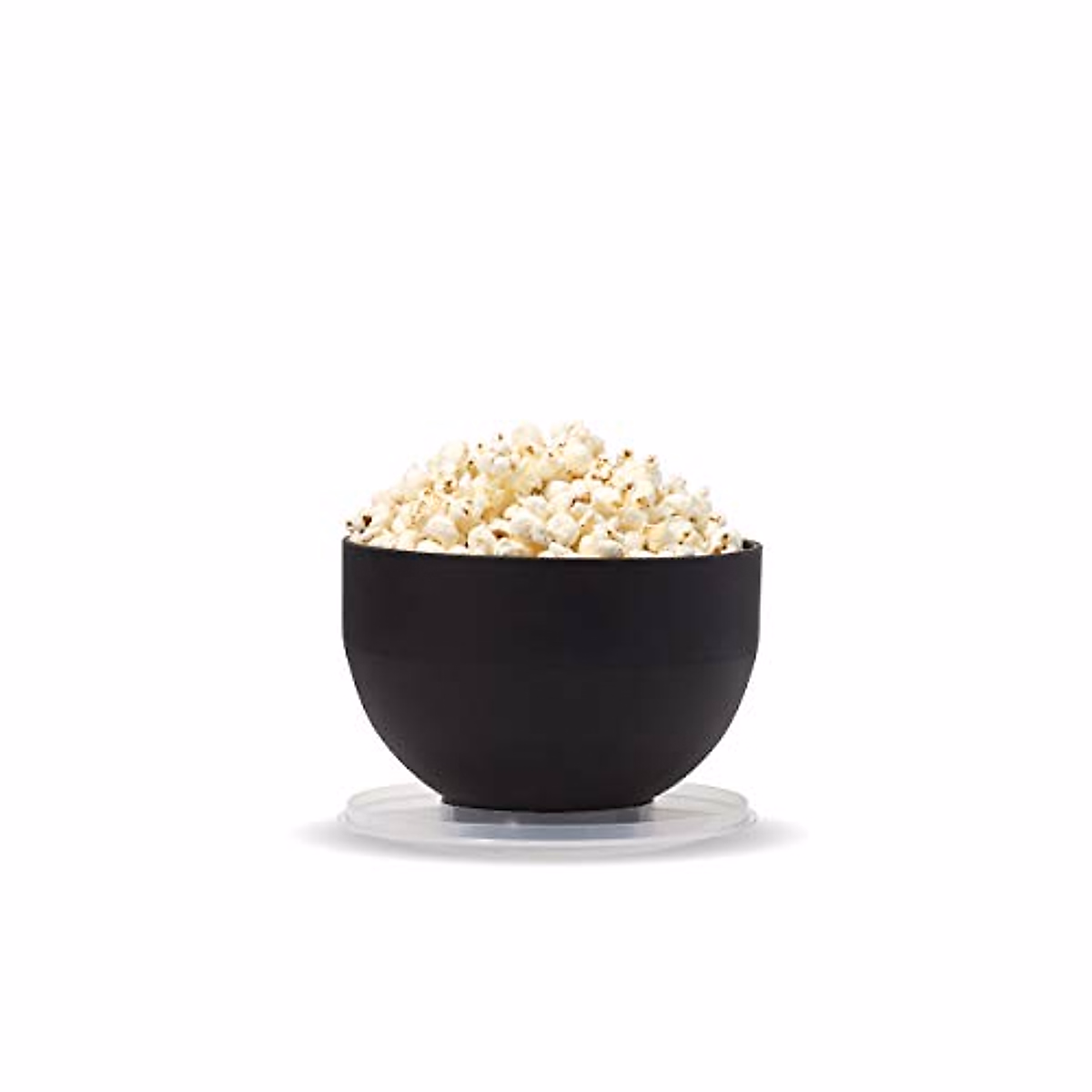 W&P Microwave Silicone Popcorn Popper Maker | Black | Collapsible Bowl w/ Built In Measuring Cup, BPA Free, Eco-Friendly, Waste Free, 9.3 Cups of Popped Popcorn