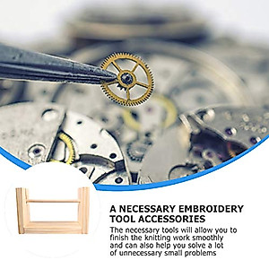 MAGICLULU Rotating Yarn Holder Spool Thread Rack Wooden Spool Rack Wooden Thread Rack Embroidery Thread Holder Spool Thread Rack Embroidery Yarn Spool Yarn Spool Holder Crochet Yarn Holder