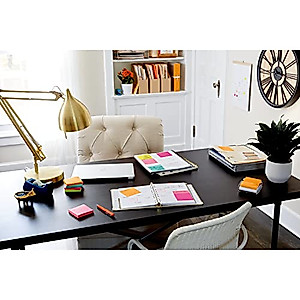 Post-it Notes, 3x3 in, 14 Pads, America's #1 Favorite Sticky Notes, Poptimistic Collection, Bright Colors (Acid Lime, Aqua Splash, Guava, Neon Green, Power Pink, Vital Orange)Recyclable (654-14AN)