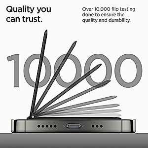 Spigen U101 Standard Universal Kickstand, Vertical and Horizontal Stand Adjustable Angles Compatible with Any Cell Phone - Black