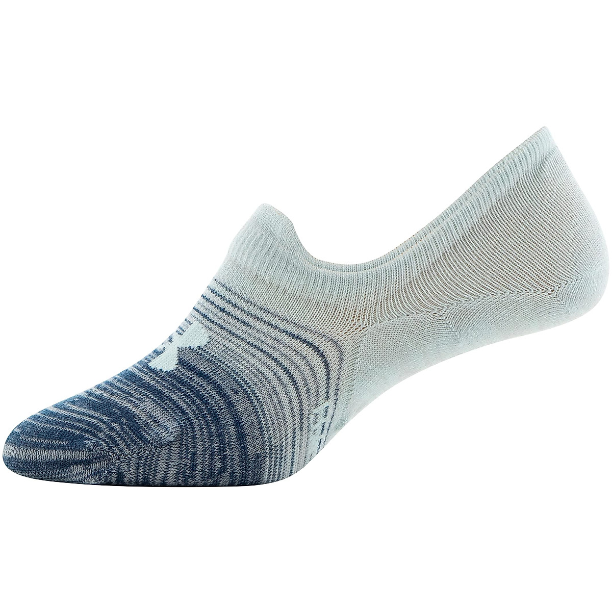 Under Armour Adult Essential Ultra Low Tab Socks, Multipairs, Fuse Teal Assorted (6-Pairs), Medium