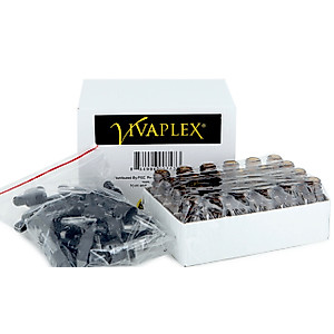 Vivaplex, 24, Amber, 10 ml (1/3 oz) Glass Bottles, with Glass Eye Droppers
