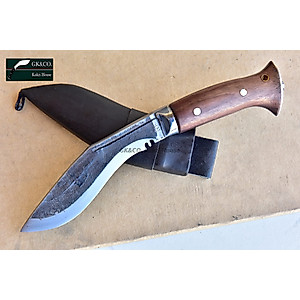 GK&CO. Kukri House Genuine Kukri/Khukuri- 5" Black (Rust Free) Blade Panawal Khukuri- Handmade Factory in Nepal.