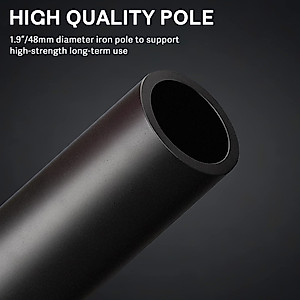 LUCKYERMORE 9ft Offset Hanging Market Patio Umbrella 18 Ribs Easy Tilt Adjust for Patio Backyard, Garden, Poolside and Beach, Red