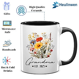 First Time Grandma Est 2025 Gifts, You're Going To Be Grandma, Mom Promoted To Grandma Mug, 1st Time Grandmother Gift, Soon To Be Grandma Gifts, New Grandma Gifts, Baby Announcement Gifts For Grandma