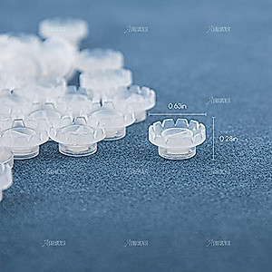 AUEAR, 200 Pack Eyelash Extensions Volume Lashes Fan Quick Blossom Cups Glue Holder and Lash Organizer Supplies Tools