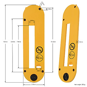 Dado Throat Plate, Table Saw Parts Insert Accessories Replacement for 10-Inch Portable Table Saw DEWALT DWE7490, DWE7491 Versiones