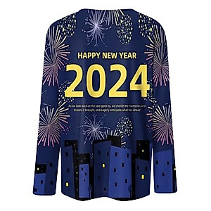 JJHAEVDY Christmas Women Fashion Sweatshirts Camo Outfit Dressy Lightweight Sweatshirts Long Sleeve Clothes Girls' Fashion Hoodies & Sweatshirts Shirts(2-Dark Purple,XX-Large)