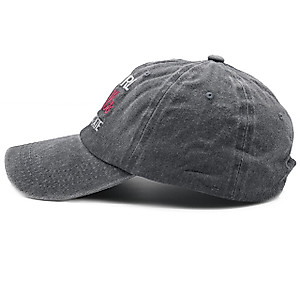 Waldeal Women's This Girl Real Estate Baseball Cap Adjustable Washed Twill Cotton Dad Hat Grey