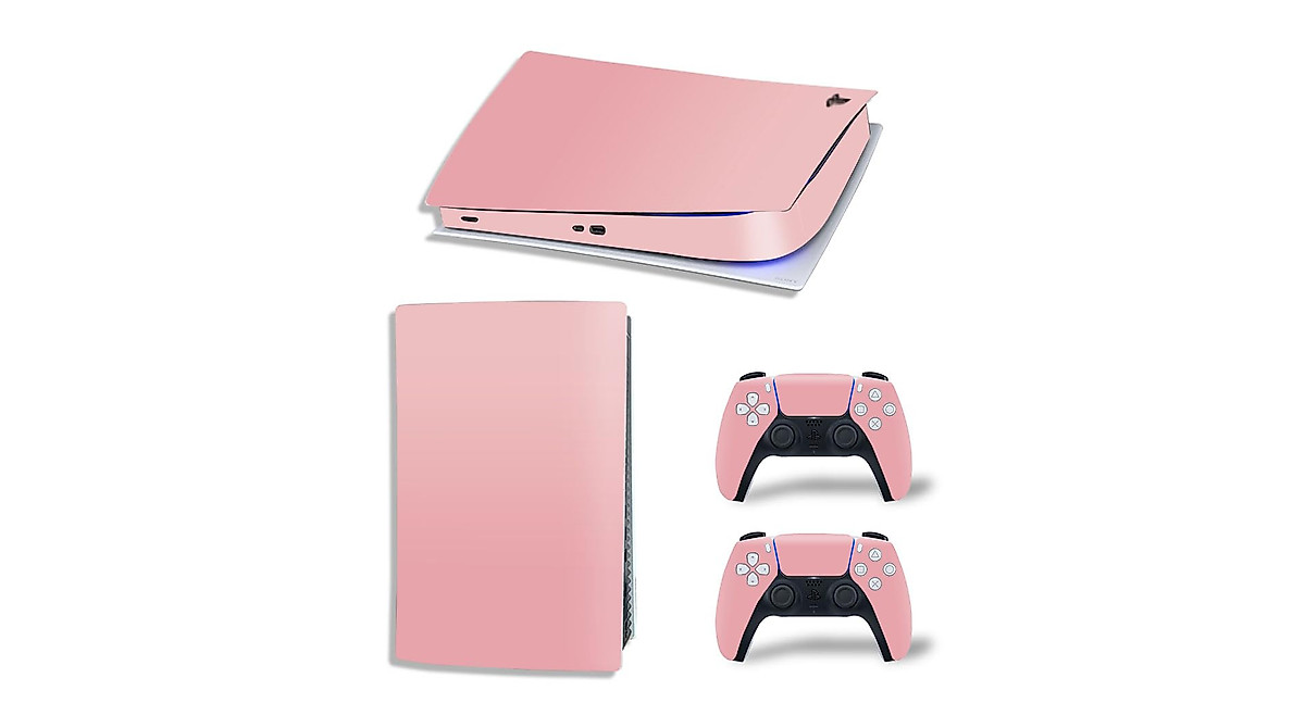 Stylish Pink Skin for PS5 Digital Edition Console