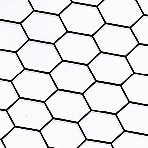 Yifasy Drawer Shelf Liner Honeycomb Self-Adhesive Furniture Lining Paper Sheet Removable Ins Style Wallpaper 118x18 Inch