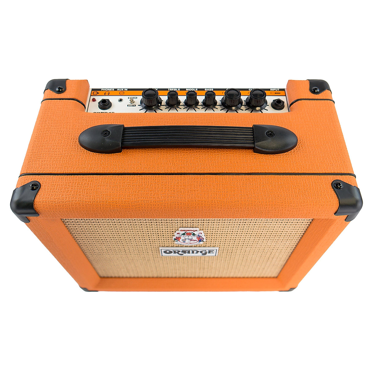 Orange Crush 20-Watt Guitar Combo Amplifier Bundle with Instrument Cable and Austin Bazaar Polishing Cloth
