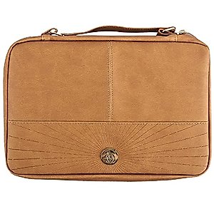 Salt & Light, Alpha & Omega Organizer Bible Cover, Imitation Leather, Tan, X-Large