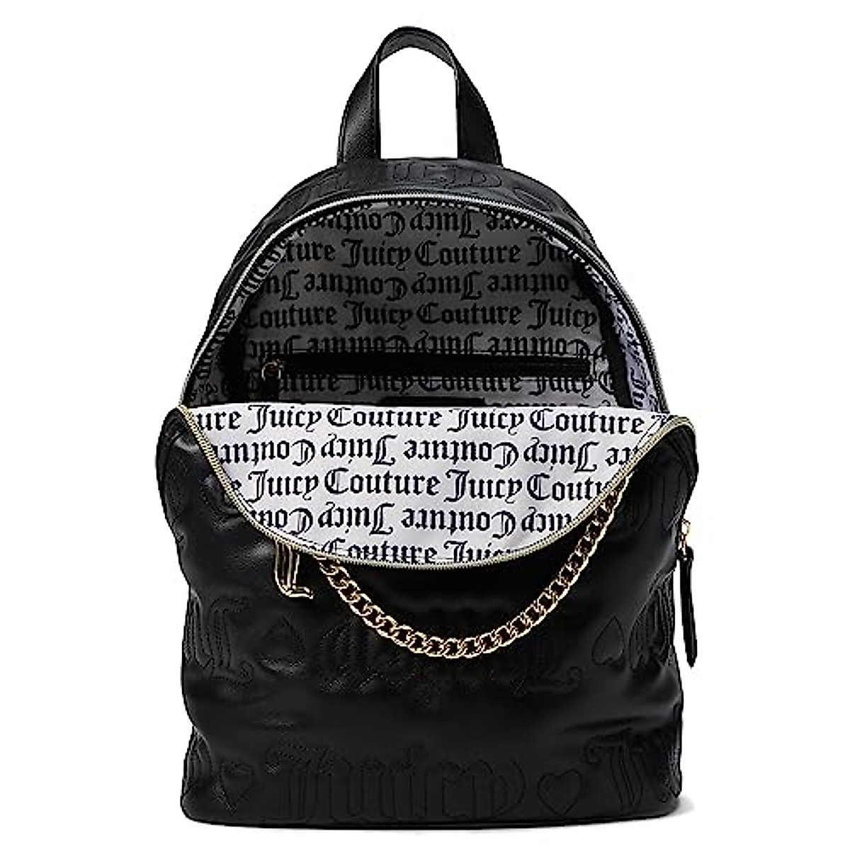 Juicy Couture Juicy Puff Backpack Quilting Version Black One Size