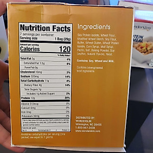 WonderSlim Protein Pretzel Snacks, 120 Calories, 12g Protein, 4g Fiber (7ct)