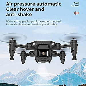 GoolRC L23 Mini Drone with 4K HD Camera for Kids and Adults, FPV Live Video Foldable RC Quadcopter with 3D Flips, Track Flight, Altitude Hold, Headless Mode, Storage Bag and 3 Batteries (Grey)