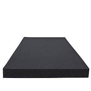 Kaishengwei Acoustic Foam Egg Crate Panel Studio Foam Wall Panel 48" X 24" X 2" (4 PACK, Black)