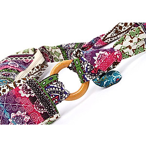 jinghuiyue Bohemian Hippie Crossbody Bag Purse Zip Hobo Sling Bag Handmade Thai Top Messenger Bags (Purple-blue)