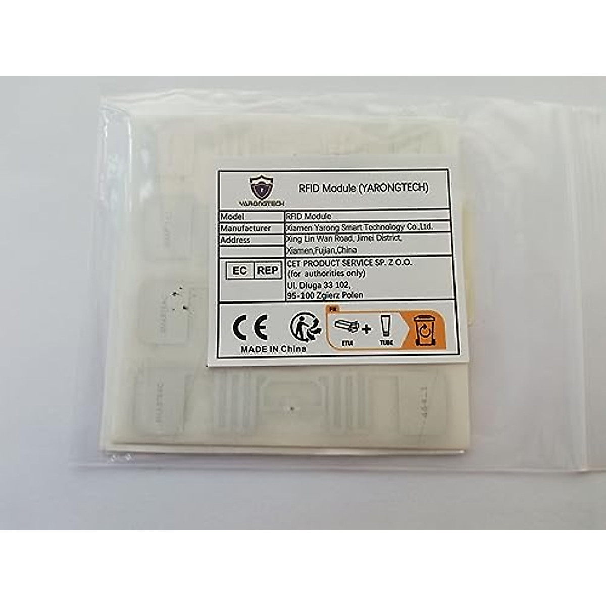 EPC C1 GEN2 ISO18000-6C Monza R6 73X17mm Long Distance Range RFID UHF Tag Inlay -20pcs
