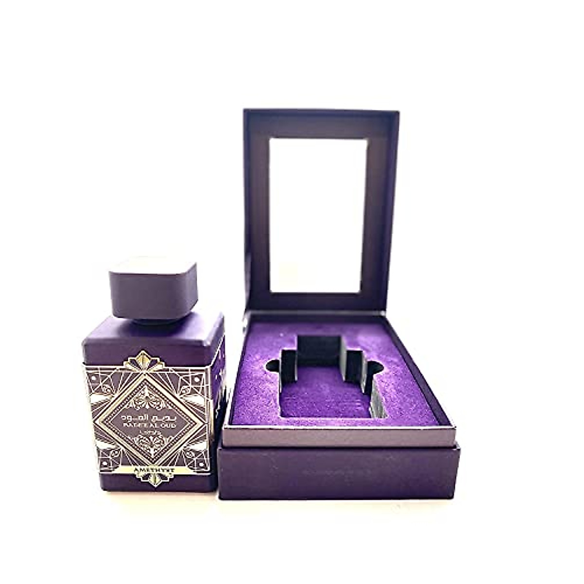Lattafa Bade'e Al Oud Amethyst for Unisex Eau de Parfum Spray, 3.4 Ounce