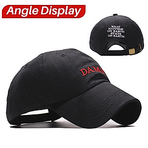 AFOGELK Embroidered Dad Hat Adjustable Snapback Baseball Cap Black