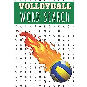 Volleyball Word Search: 40 puzzles | Challenging Puzzle Book for Adults, Kids, Seniors | More than 300 Volleyballs words on Team Sport, Rules, Field, ... | Large Print Gift | Brain Training Book