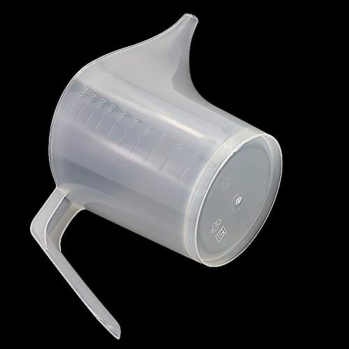 Fireboomoon 4 Pack Plastic Funnel Pitcher,Large Capacity Long Spout Measuring Cup for Bakeware Molds,Pancake,Batter,Muffin,Cakes,Soap Making(4 Cups/32 Ounces/1000 ml)