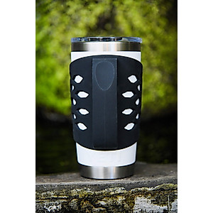 REUZBL Handler for 20 oz Tumbler Vacuum Insulated Coffee Mugs, Silicone Grip Protective Sleeve Cover With Handle