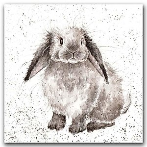 Birthday / Blank Artist Card (WRE0193) Rosie Rabbit