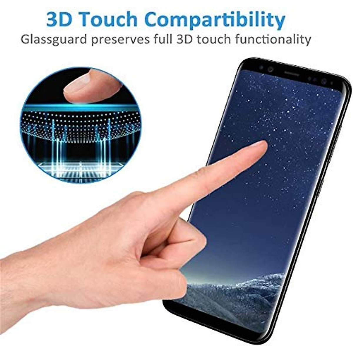 [2-Packs] GLBLAUCK Privacy Screen Protector for Galaxy S21 Plus 5G, Anti-Spy 9H Hardness Tempered Glass Screen Protectors for Samsung Galaxy S21 Plus 5G (6.7 inch 2021) [Don’t Support Fingerprint Unlock]