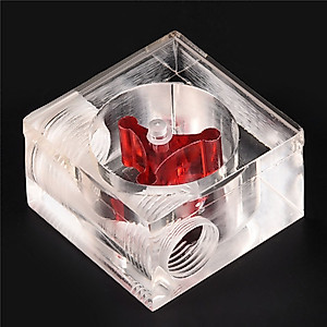 G1/4 Threaded Meter Indicator for PC Computer Water Cooling System[Quadrate 2 Ways]