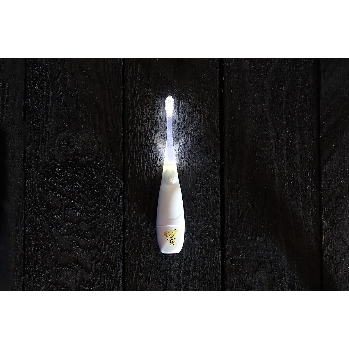 Jack N' Jill Tickle Tooth Sonic Electric Toothbrush with Replacement Head - Gentle Cleaning, Made for Tiny Teeth, LED Inspection Light, for Babies & Kids, Extra Soft Bristles - (1 Pack)